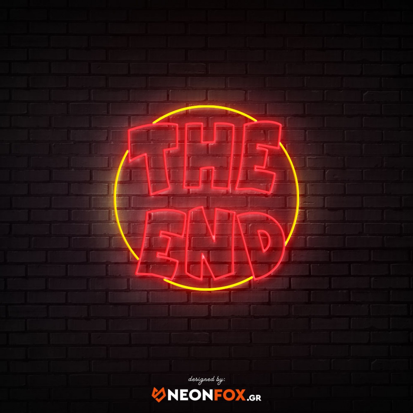 The end - NEON LED Sign