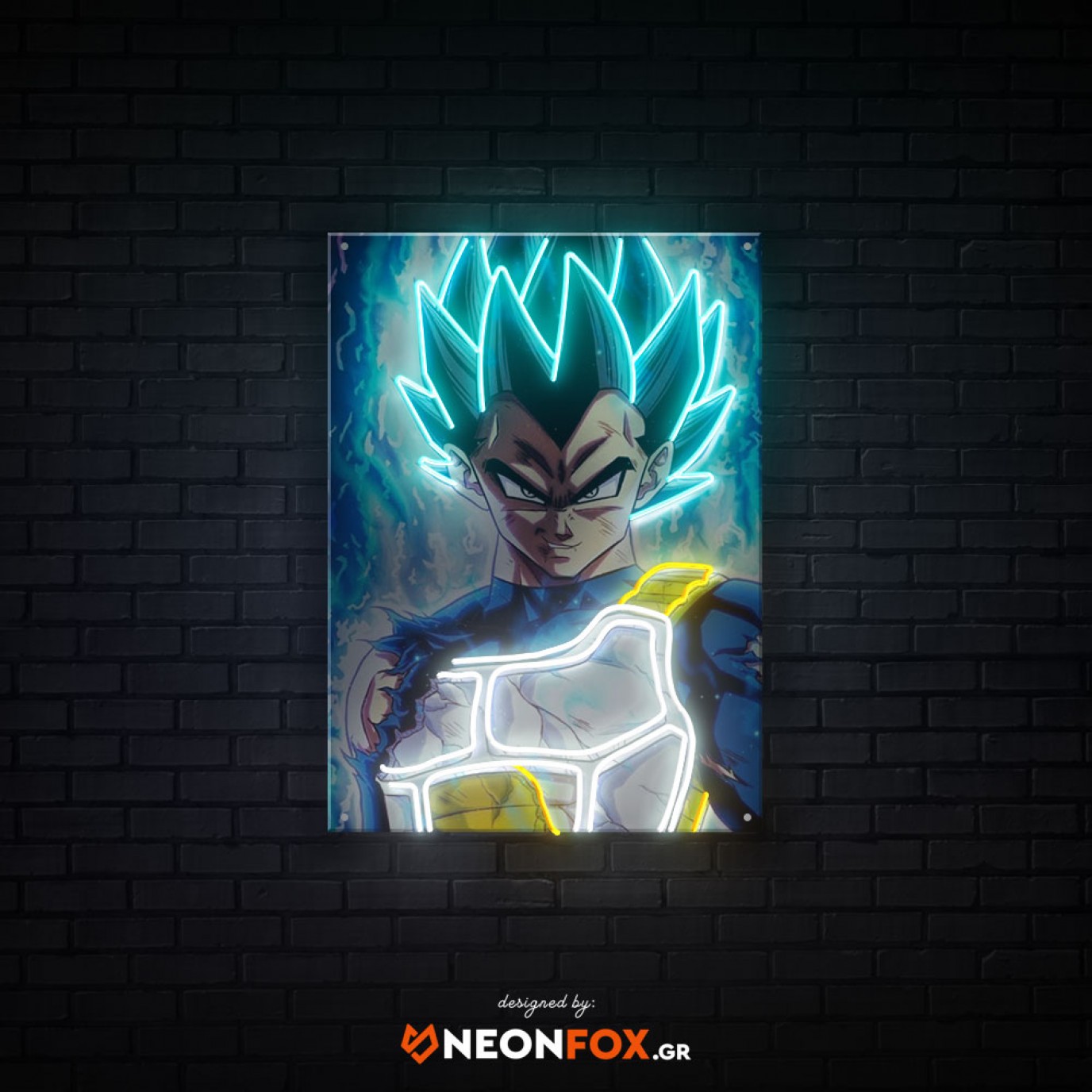 Vegeta - NEON LED Artwork