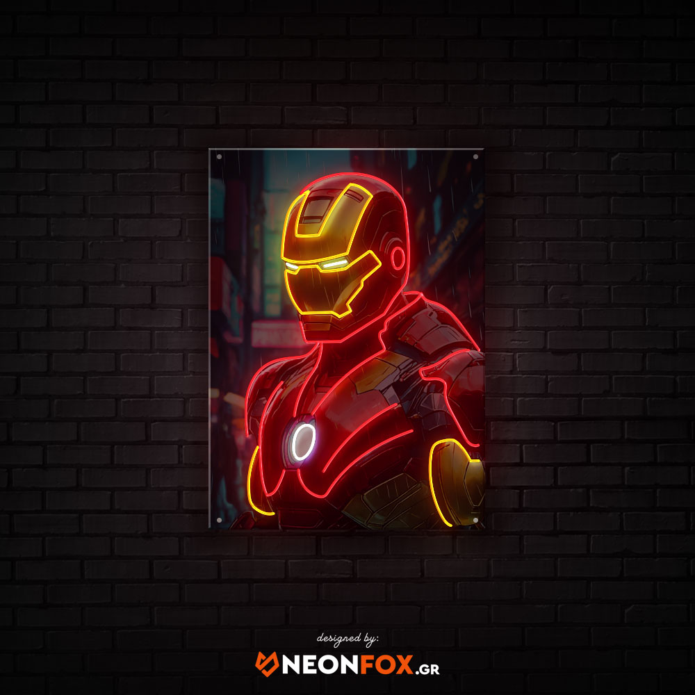 Iron man - NEON LED Artwork
