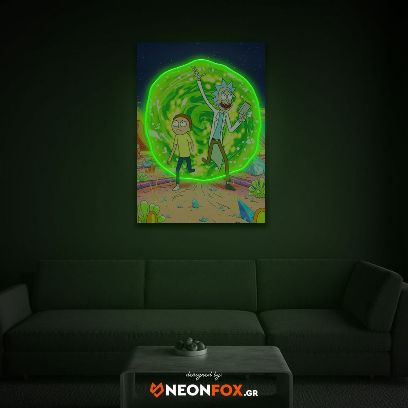 Rick and Morty - NEON LED Artwork