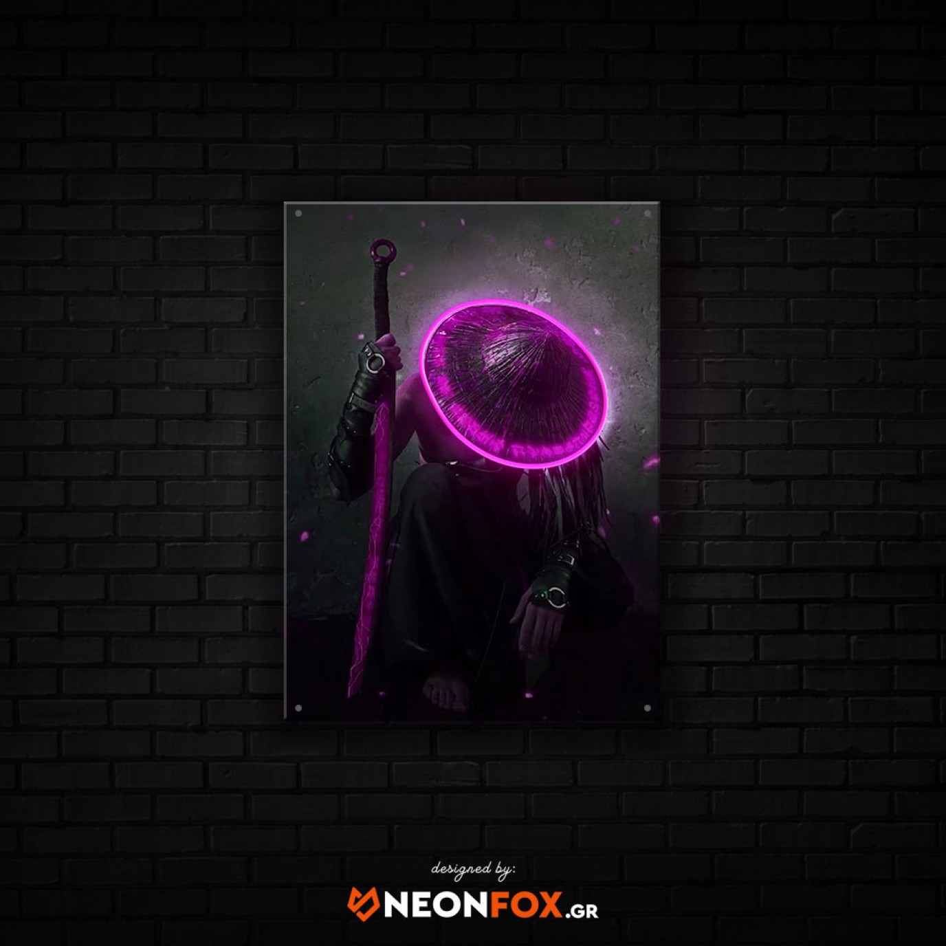 Samurai - NEON LED Artwork