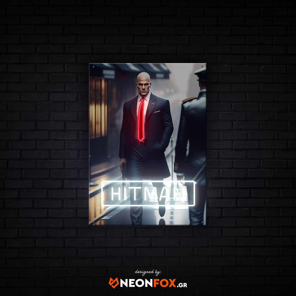 Hitman - NEON LED Artwork